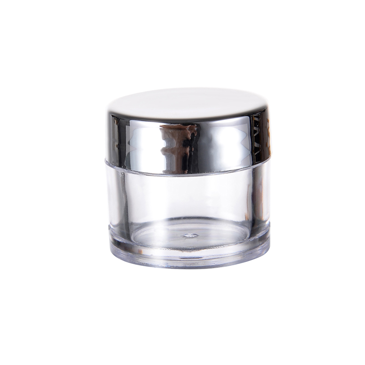 7g Small Plastic Jars, High Quality Polyethylene Jar With Silver UV Lid ...